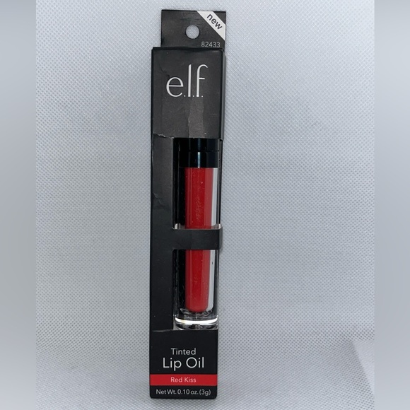 ELF | Makeup | Elf Cosmetics Tinted Lip Oil Red Kiss | Poshmark